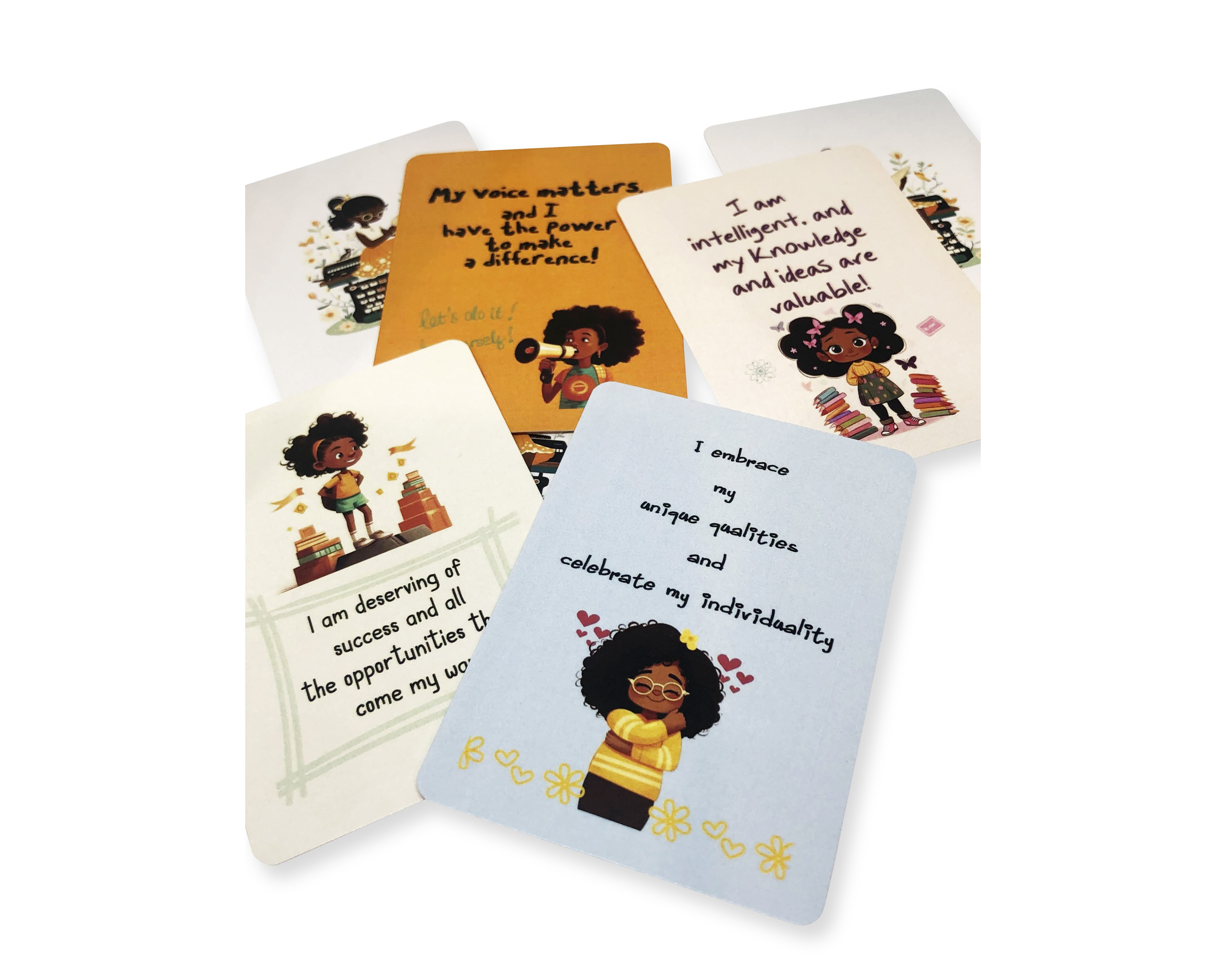 Sweet Talk Empowering Affirmation Cards for Girls | Sweet Honey Child